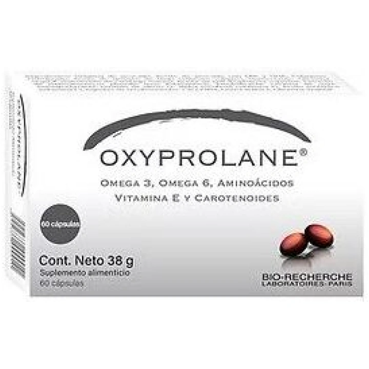 Oxyprolane dermic 60 capsules bio-recherche | Salidzini.lv